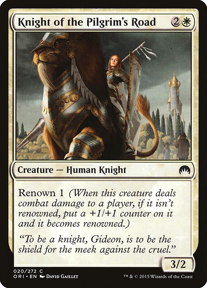 Knight of the Pilgrim's Road - Magic Origins - Magic: The Gathering