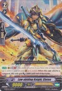Law-abiding Knight, Cloten - Sovereign Star Dragon - Cardfight Vanguard