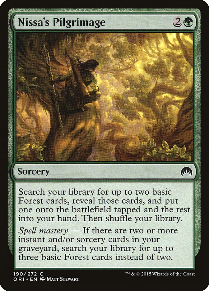 Nissa's Pilgrimage - Magic Origins - Magic: The Gathering