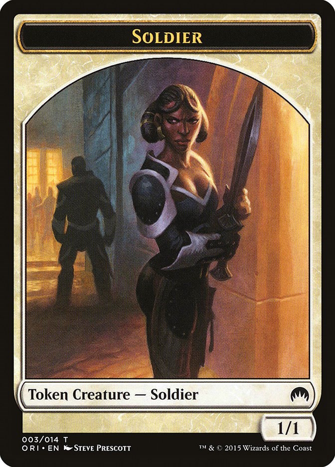Soldier Token - Magic Origins - Magic: The Gathering