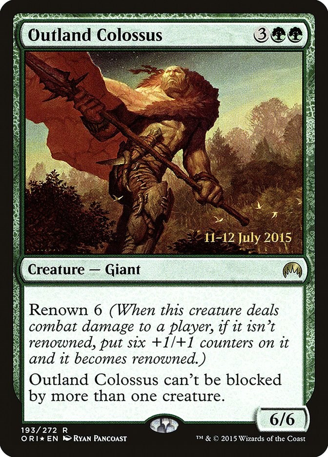 Outland Colossus - Prerelease Cards - Magic: The Gathering