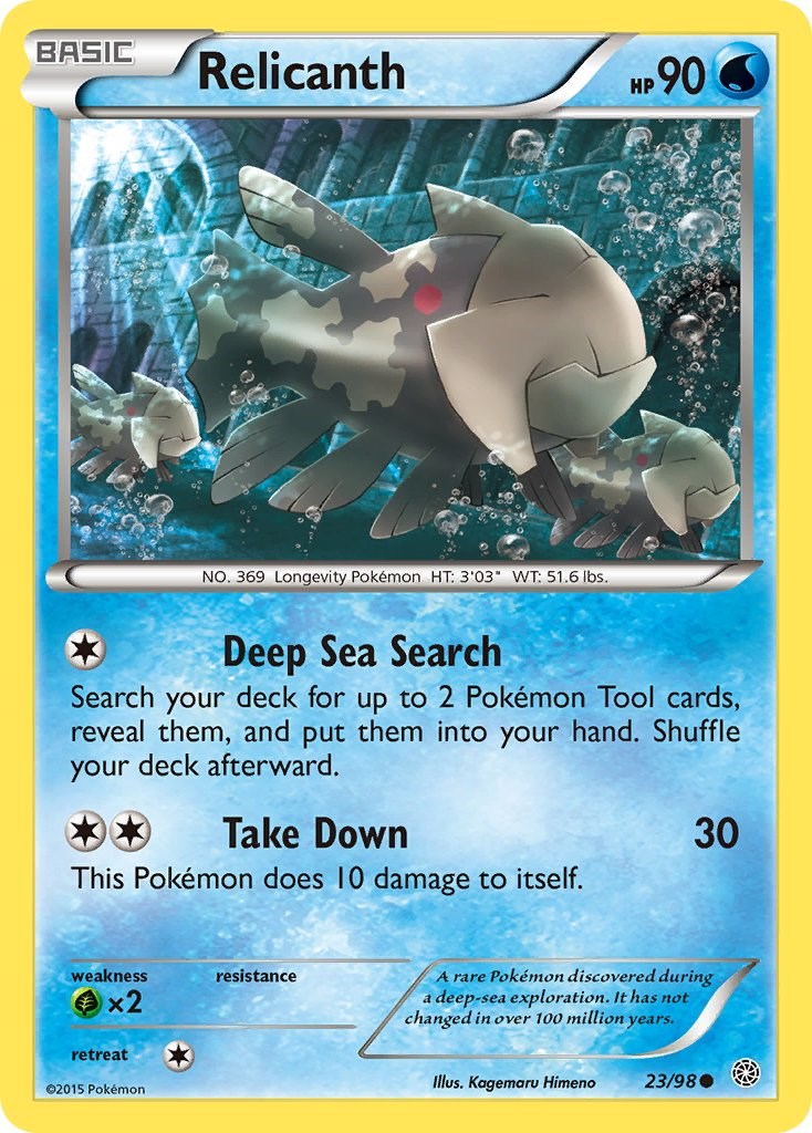 Relicanth - XY - Ancient Origins - Pokemon