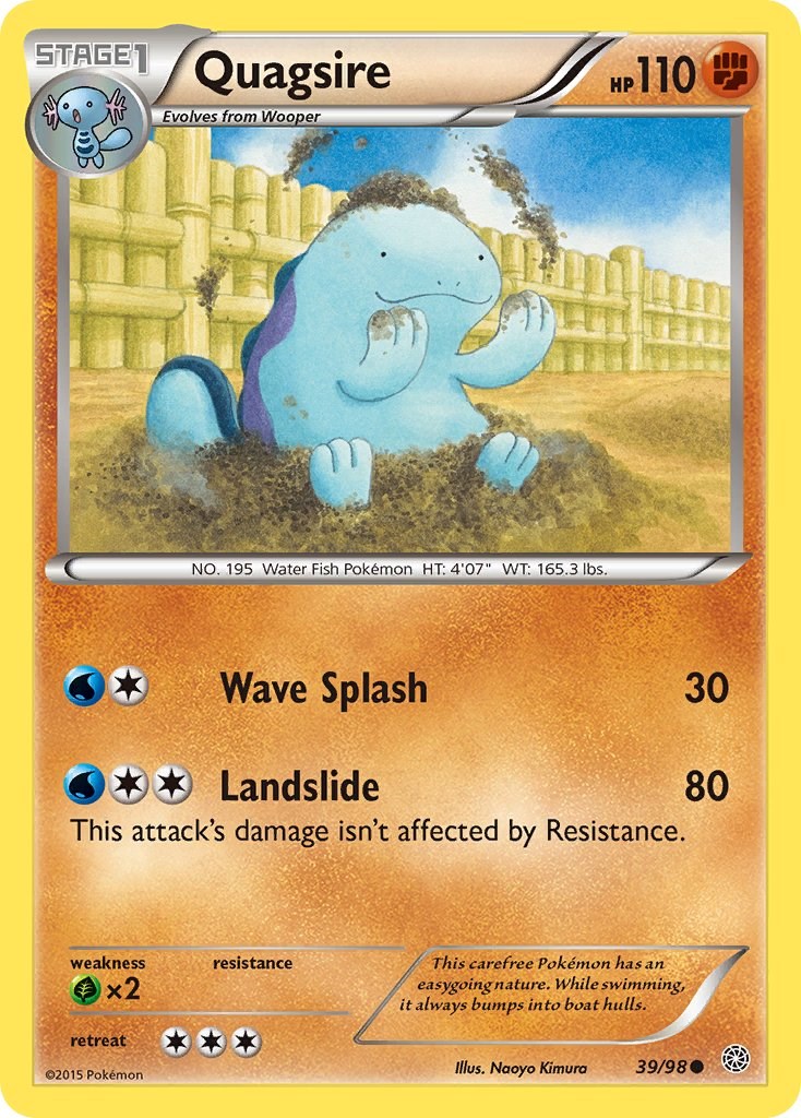 Quagsire - XY - Ancient Origins - Pokemon