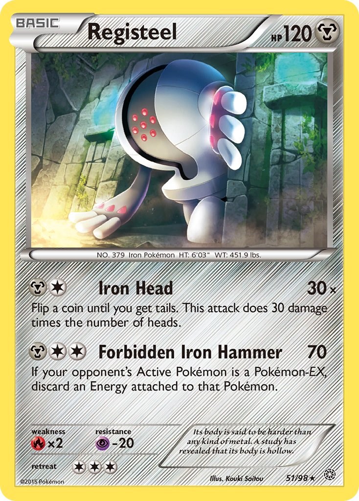 Registeel - XY - Ancient Origins - Pokemon