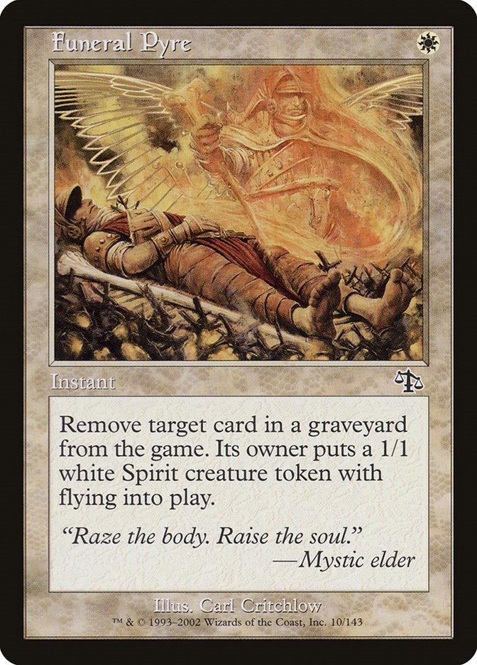 Funeral Pyre - Judgment - Magic: The Gathering