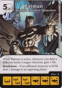 Batman - World's Greatest Detective - Justice League - Dice Masters