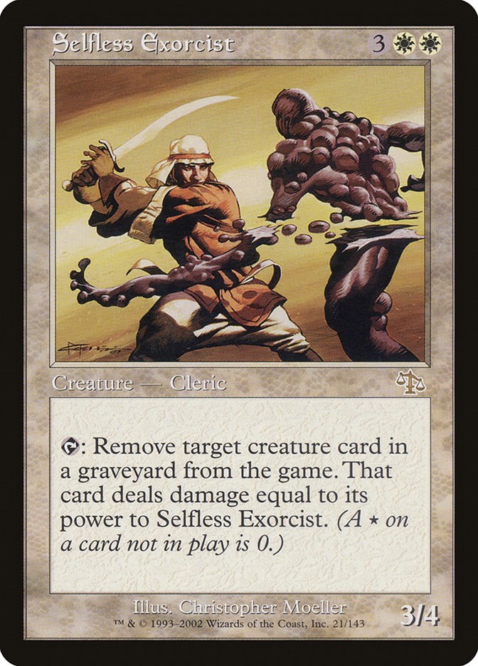 Selfless Exorcist - Judgment - Magic: The Gathering