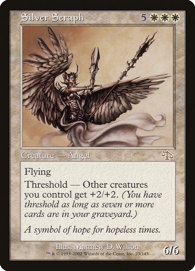 Silver Seraph - Judgment - Magic: The Gathering
