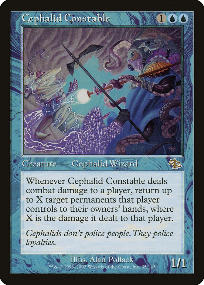 Cephalid Constable - Judgment - Magic: The Gathering