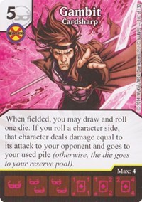 Gambit - Cardsharp - Avengers vs X-Men - Dice Masters