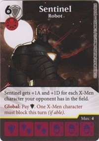 Sentinel - Robot - The Uncanny X-Men - Dice Masters
