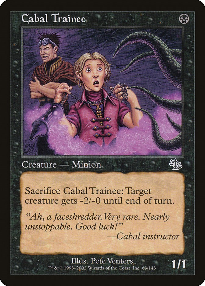 Cabal Trainee - Judgment - Magic: The Gathering