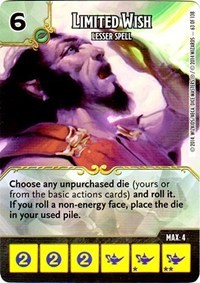Limited Wish - Lesser Spell - D&D: Battle for Faerun - Dice Masters