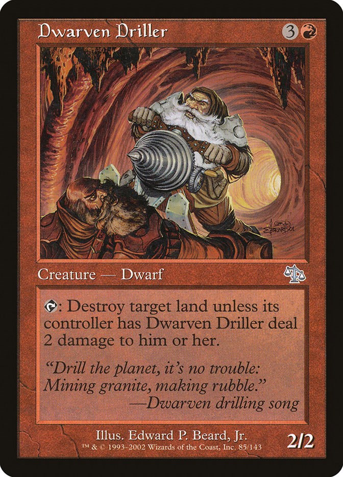 Dwarven Driller - Judgment - Magic: The Gathering