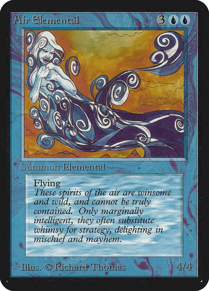 Air Elemental - Alpha Edition - Magic: The Gathering