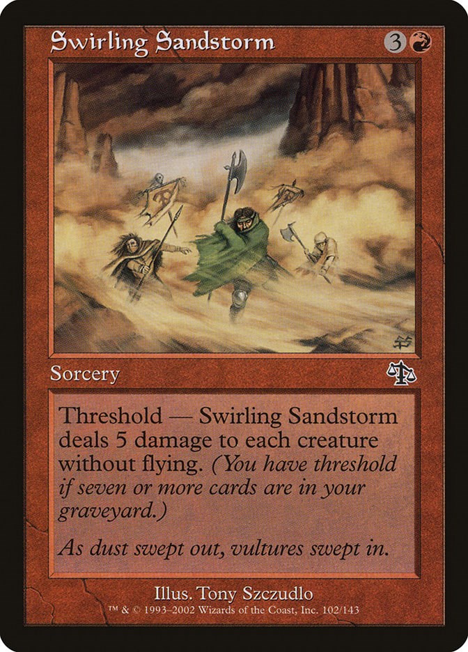 Swirling Sandstorm - Judgment - Magic: The Gathering