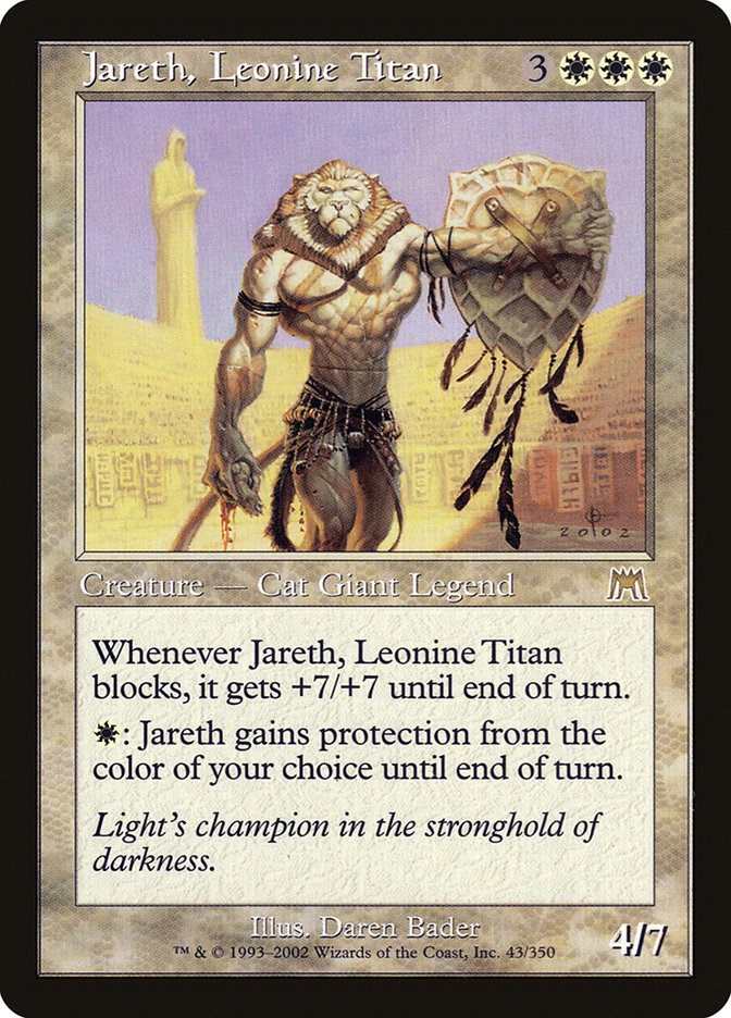Jareth, Leonine Titan - Onslaught - Magic: The Gathering