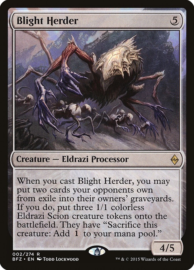 Blight Herder - Battle for Zendikar - Magic: The Gathering