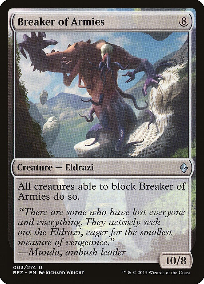 Breaker of Armies - Battle for Zendikar - Magic: The Gathering