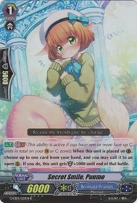 Secret Smile, Puumo (RR Foil) - G-CB01: Academy of Divas - Cardfight Vanguard