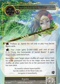 Horn of Sacred Beasts - The Seven Kings of the Lands - Force of Will