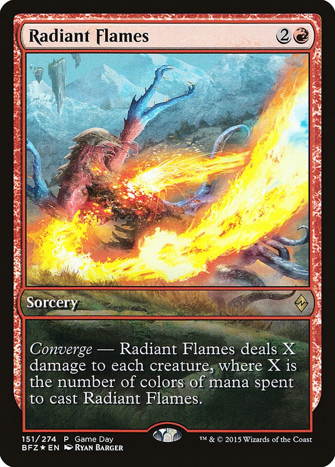 Radiant Flames - Game Day & Store Championship Promos - Magic: The ...