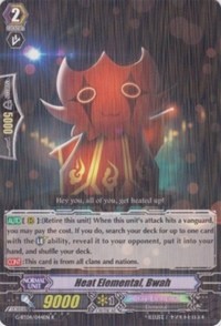 Heat Elemental, Bwah - Soul Strike Against The Supreme - Cardfight Vanguard