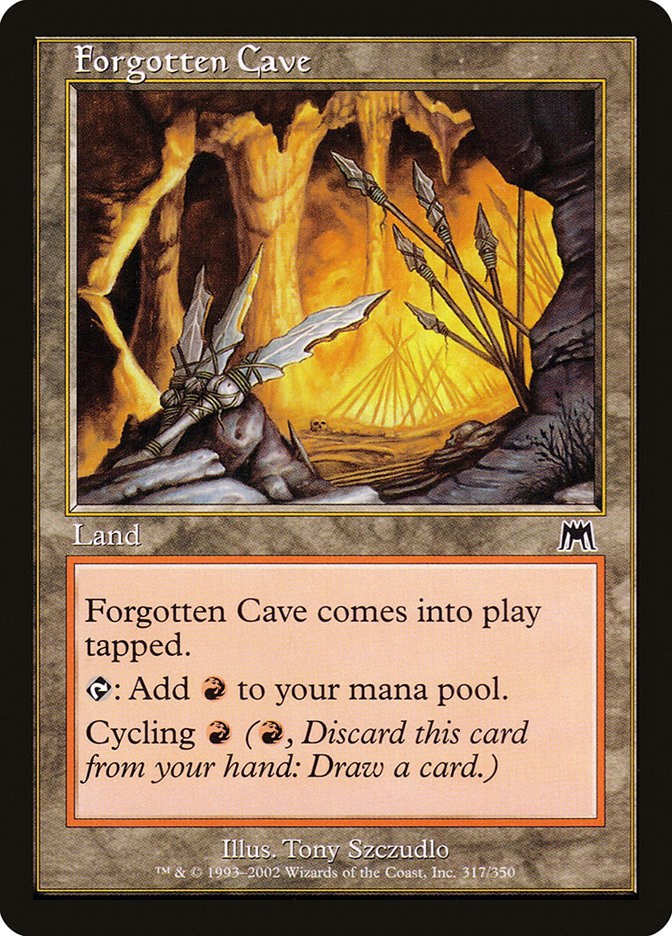 Forgotten Cave - Onslaught - Magic: The Gathering
