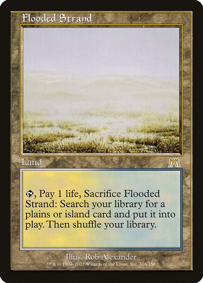 Flooded Strand - Onslaught - Magic: The Gathering