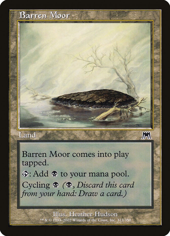 Barren Moor - Onslaught - Magic: The Gathering