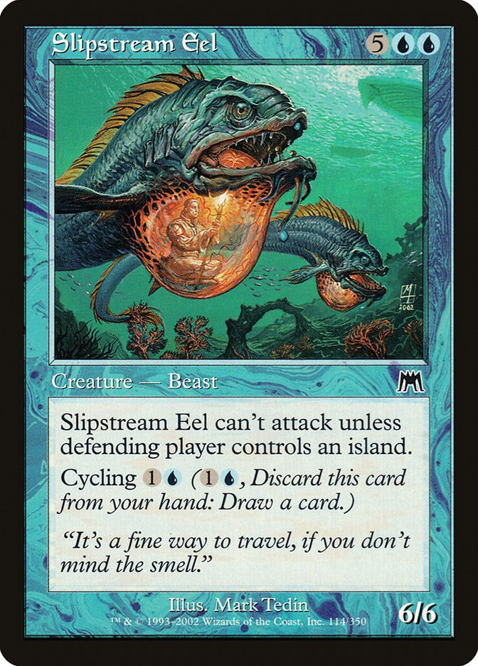 Slipstream Eel - Onslaught - Magic: The Gathering