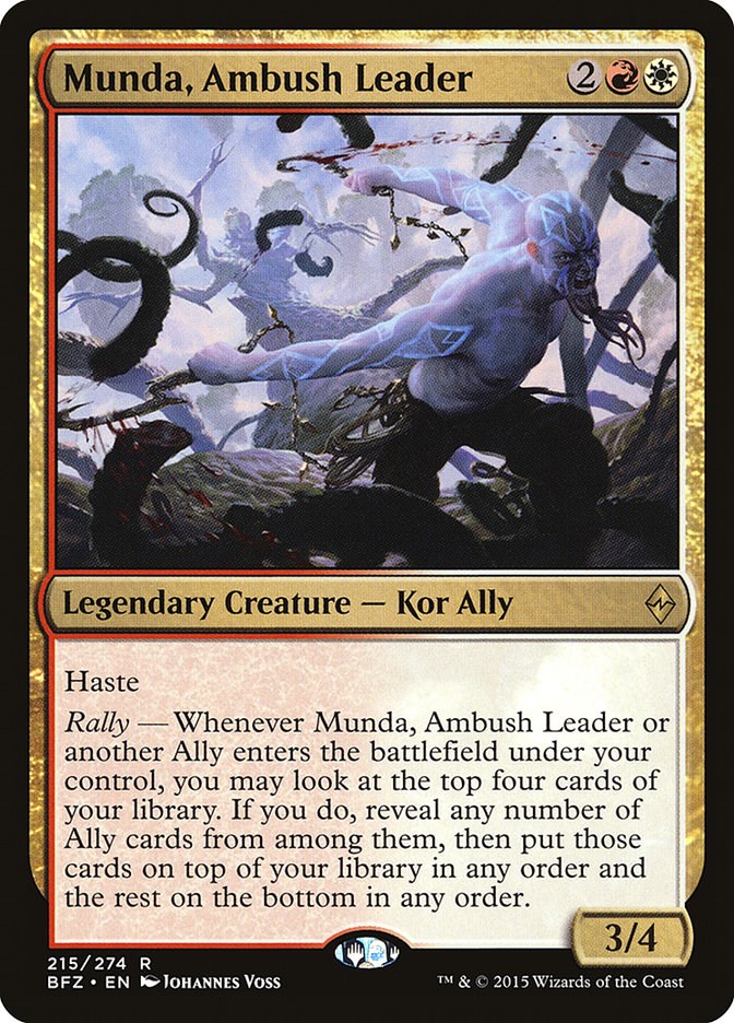 Munda, Ambush Leader - Battle for Zendikar - Magic: The Gathering