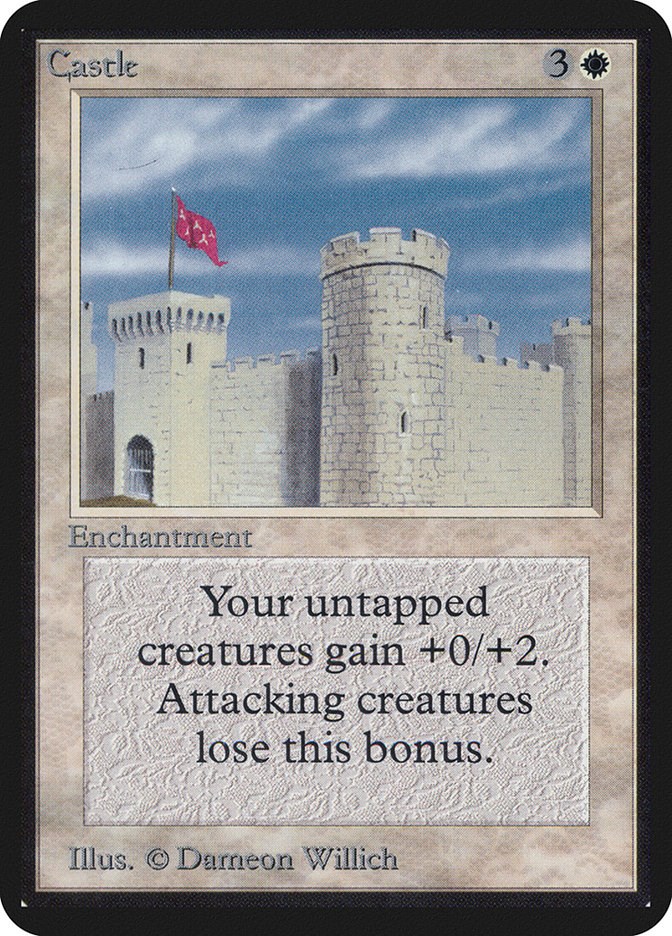 Castle - Alpha Edition - Magic: The Gathering