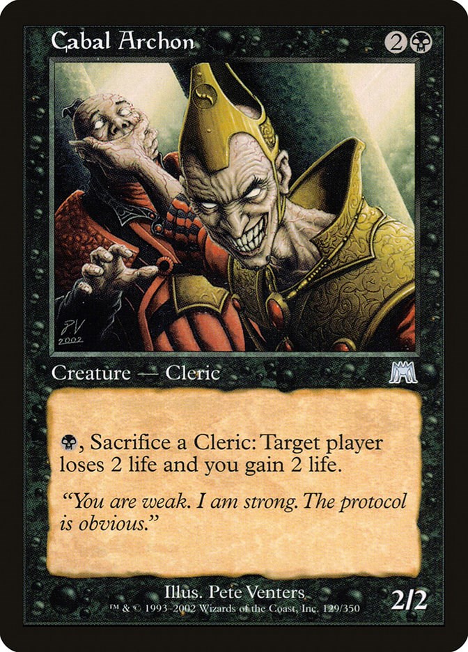 Cabal Archon - Onslaught - Magic: The Gathering