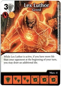 Lex Luthor - Greed - War of Light - Dice Masters