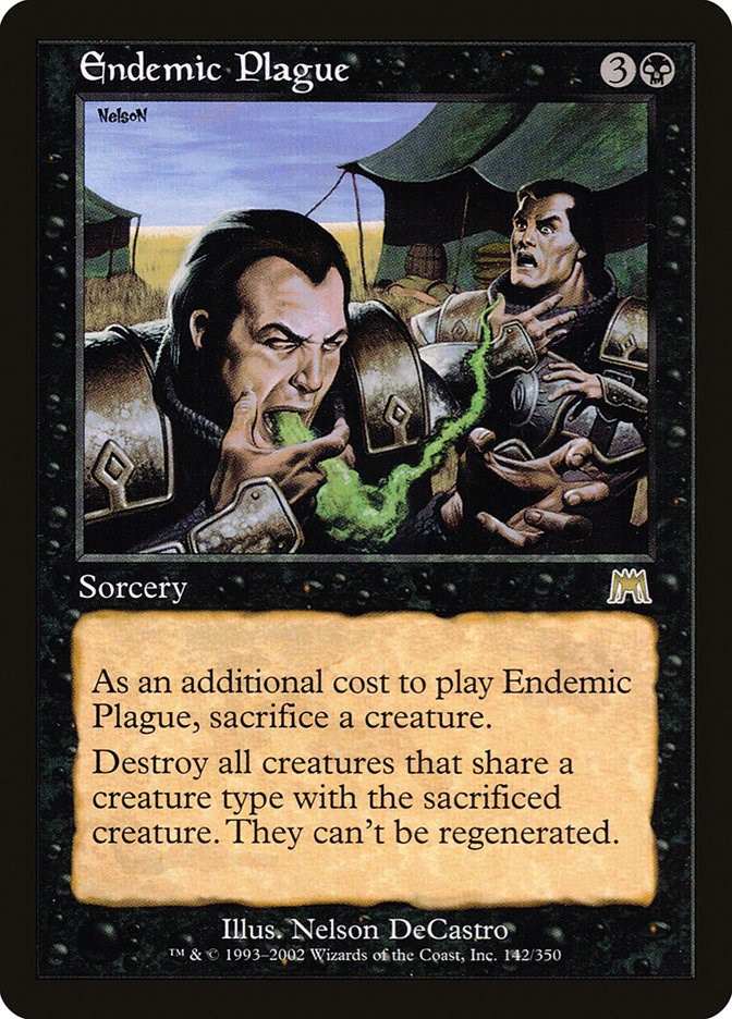 Endemic Plague - Onslaught - Magic: The Gathering
