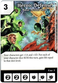 Heroic Defense - War of Light - Dice Masters