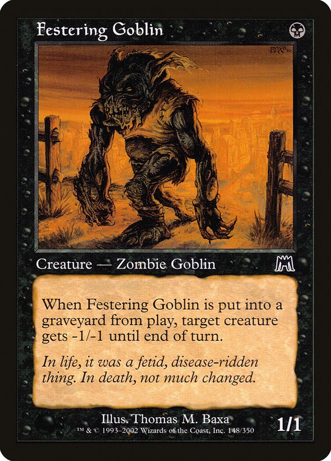 Festering Goblin - Onslaught - Magic: The Gathering