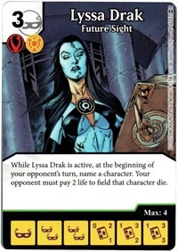 Lyssa Drak - Future Sight - War of Light - Dice Masters
