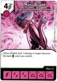 Miri Riam - Unextinguished Devotion - War of Light - Dice Masters