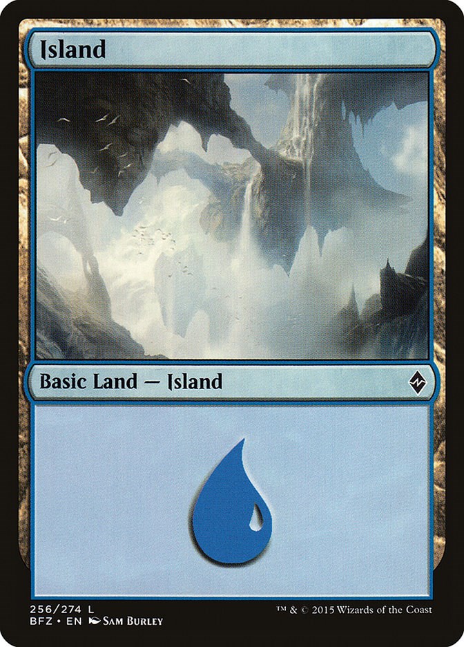 Island (256) - Battle for Zendikar - Magic: The Gathering