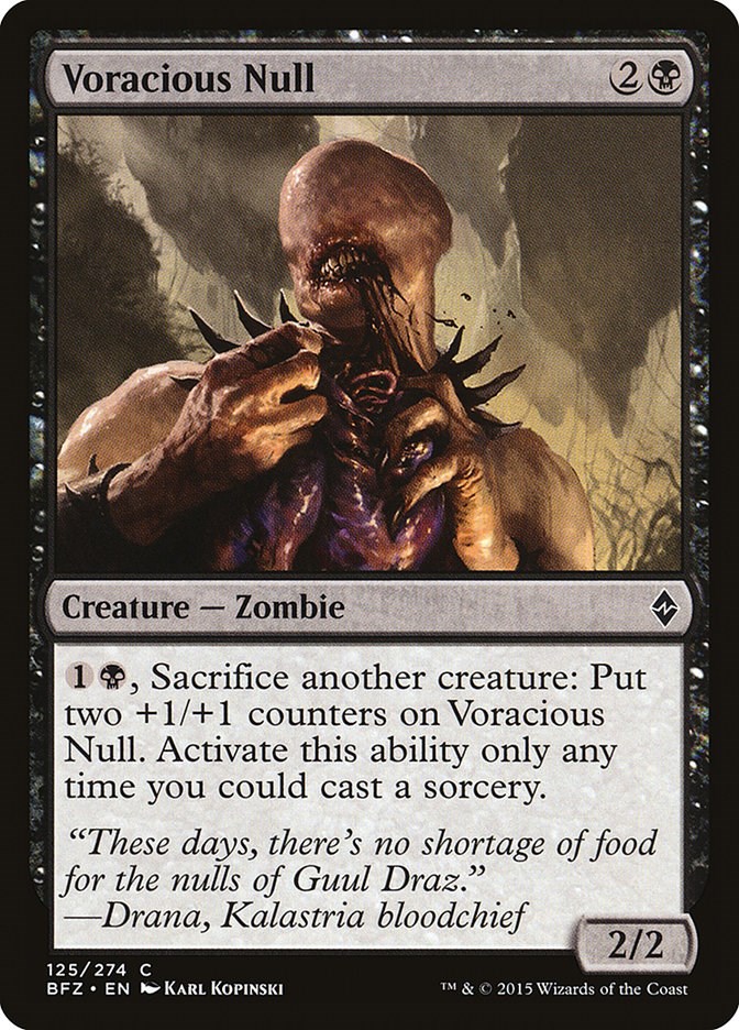 Voracious Null - Battle for Zendikar - Magic: The Gathering