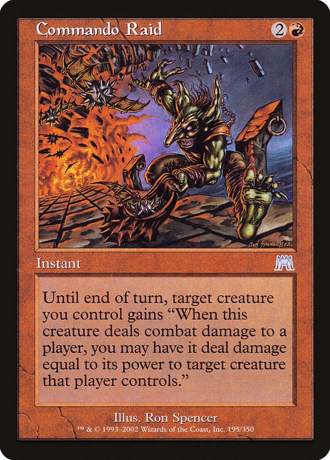 Commando Raid - Onslaught - Magic: The Gathering