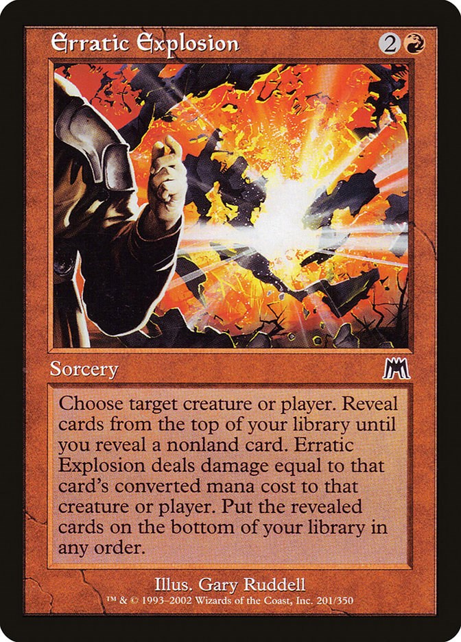 Erratic Explosion - Onslaught - Magic: The Gathering