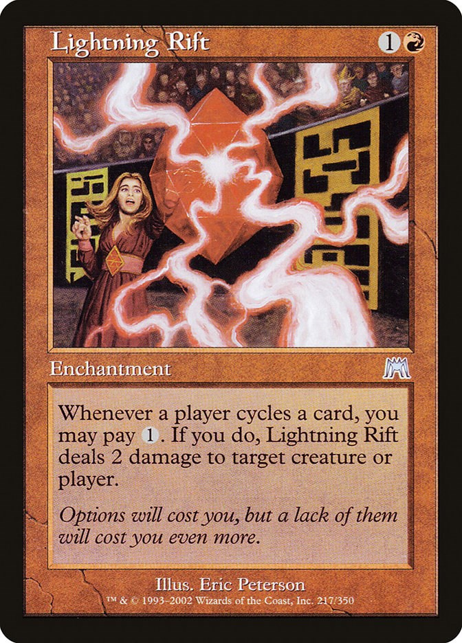 Lightning Rift - Onslaught - Magic: The Gathering