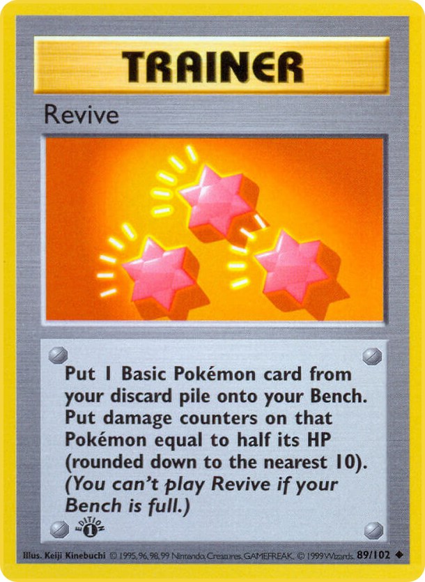 Revive - Base Set (Shadowless) - Pokemon