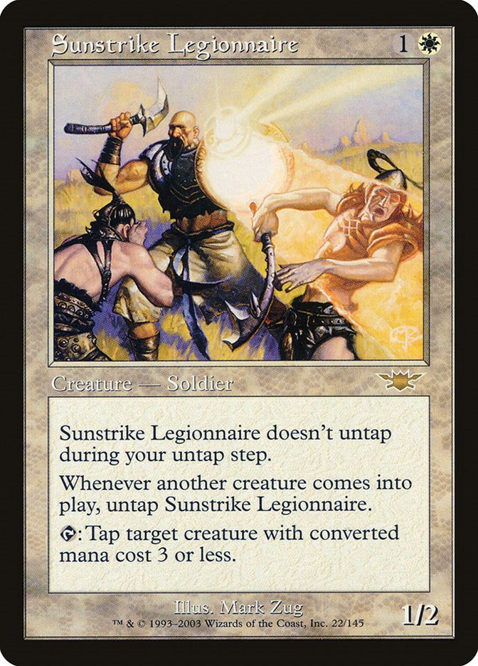 Sunstrike Legionnaire - Legions - Magic: The Gathering