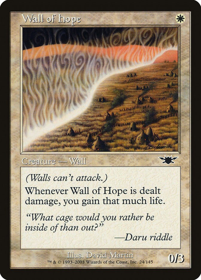 Wall of Hope - Legions - Magic: The Gathering