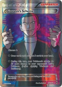 Giovanni's Scheme (Full Art) - XY - BREAKthrough - Pokemon