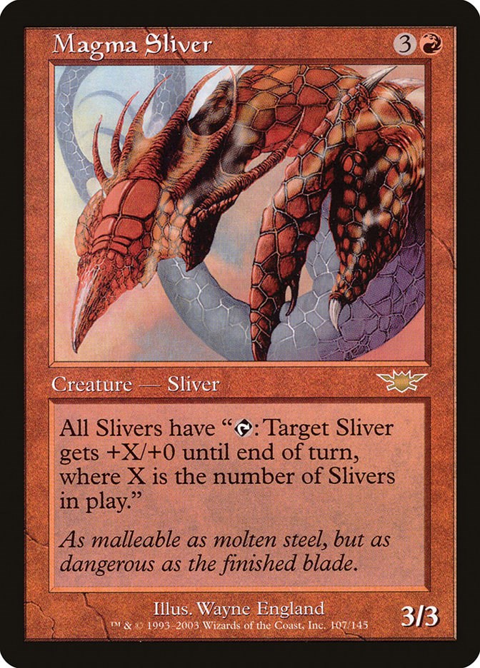 Magma Sliver - Legions - Magic: The Gathering